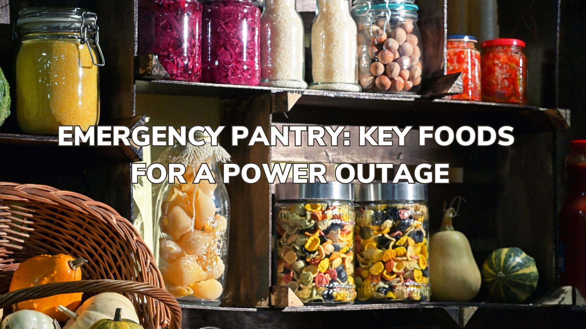 EMERGENCY PANTRY: KEY FOODS FOR A POWER OUTAGE